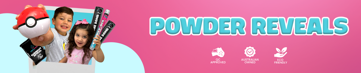 Powder Gender Reveals Australia | Eco-Friendly Reveal Powder